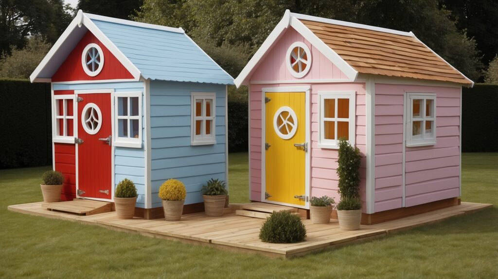 Wooden Wendy Houses 1.8m x 1.8m – Mobiletoilets4Hire