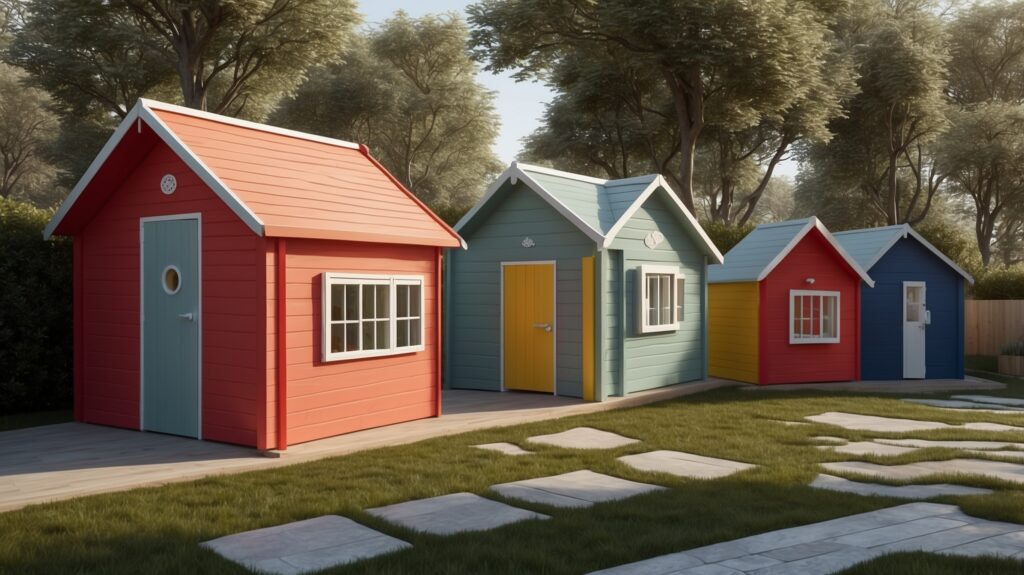 Wooden Wendy Houses 1.2m x 1.2m – Mobiletoilets4Hire